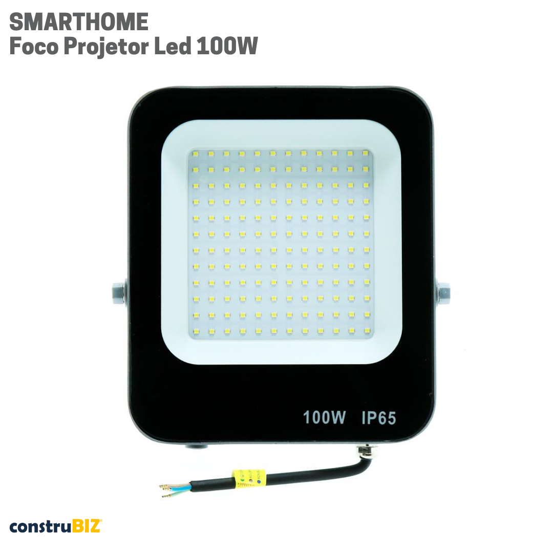 ILUMINAÇÃO | Projetor Led Napoli 100W: Iluminação Brilhante e Eficiente ...